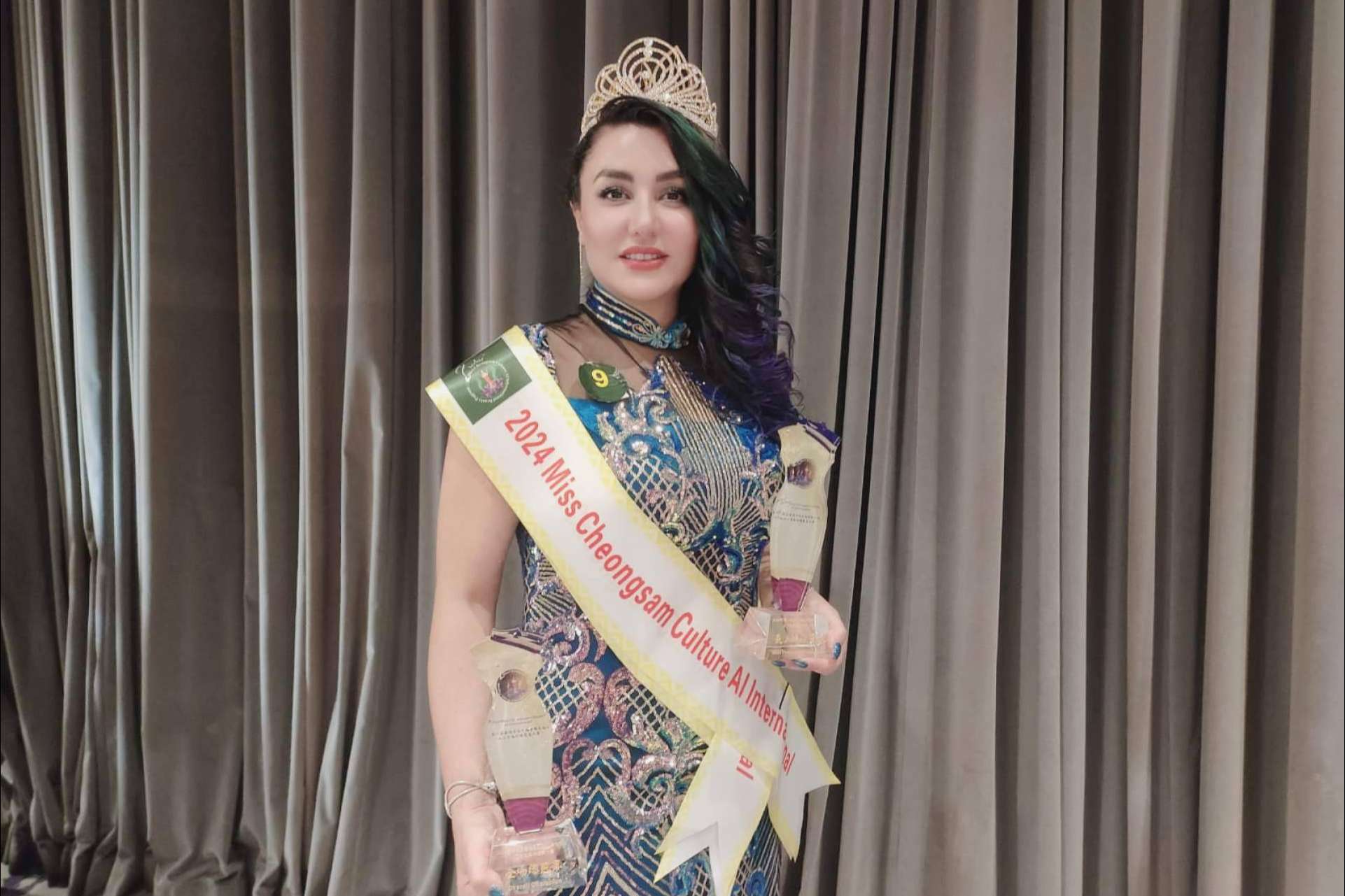 Iranian-american filmmaker Maryam Pirband crowned Queen of Miss ...